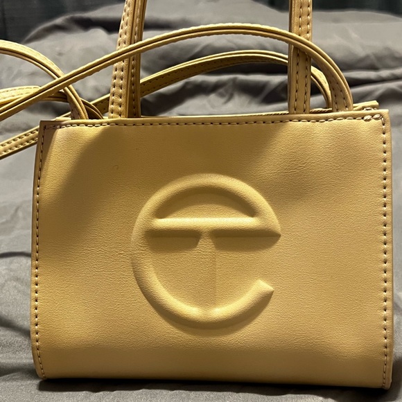 Bags | Telfar Mini Shopper Bag In Cream | Poshmark
